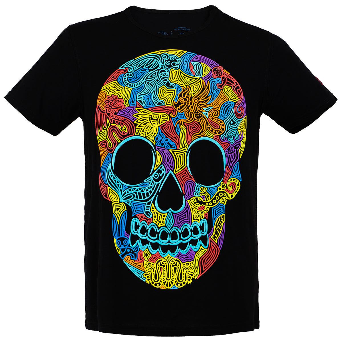 Playera estampada tinta puff con relieve para hombre - Modelo ESCONDID ...